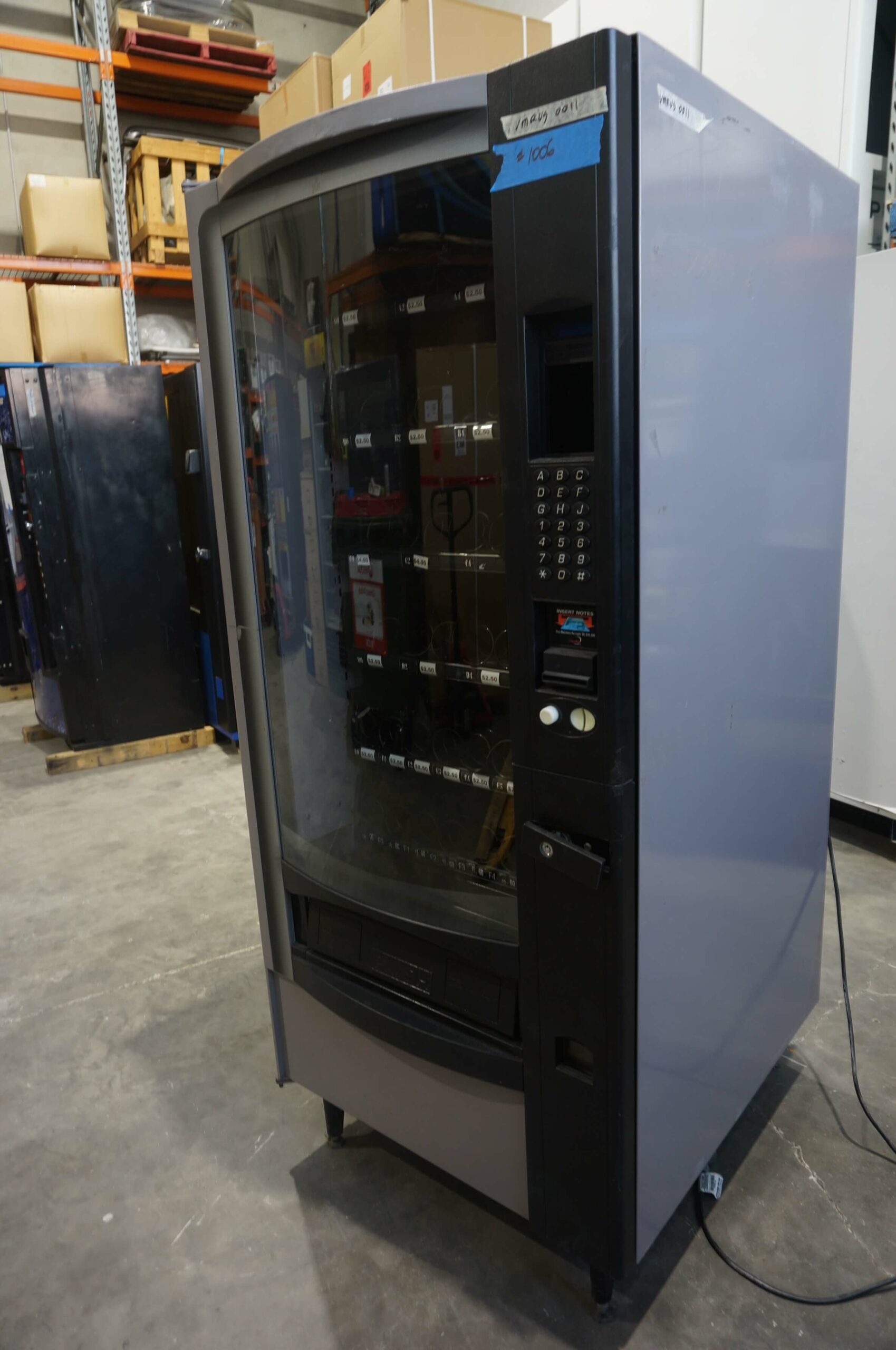 SNACK VENDING MACHINE (4 WIDE) WITH CHILLER - Vending Machines Australia